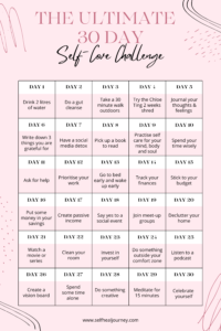 30 Day Challenge: 30+ Inspiring Ideas to Transform Your Life