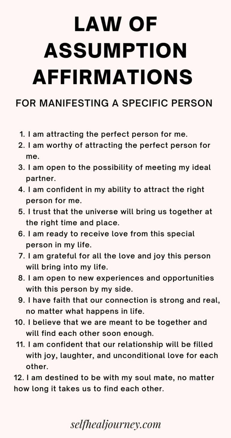 157 Law Of Assumption Affirmations To Create Your Dream Life