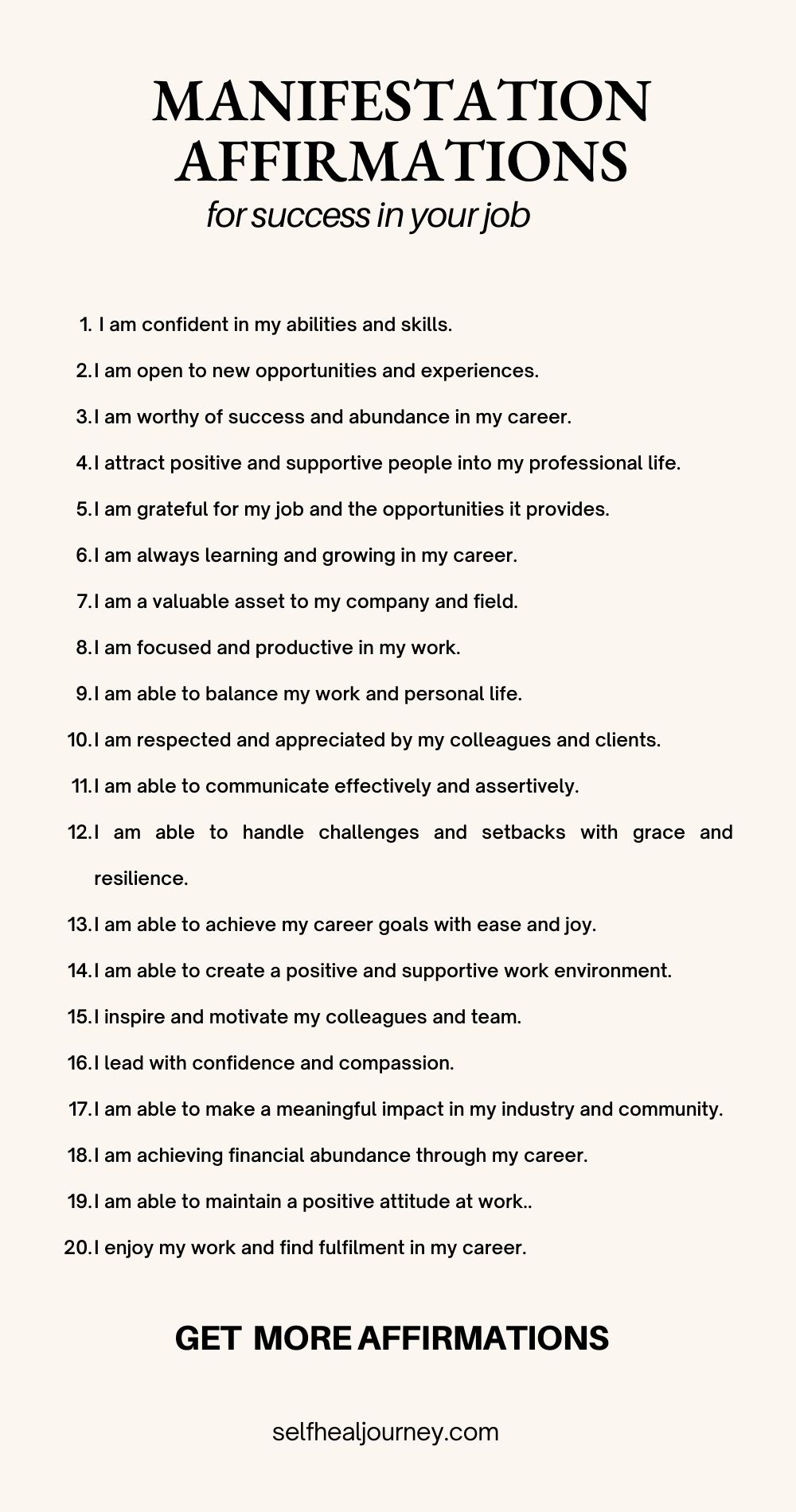 120 Manifestation Affirmations To Create Your Dream Life