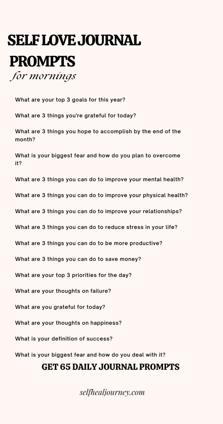 65 Self Love Journal Prompts That Will Raise Your Self Worth ...