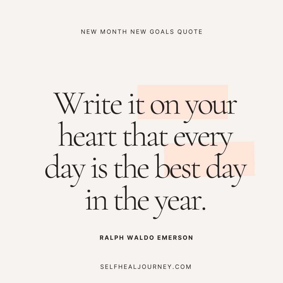 New Month New Goals: The Best Tips + Quotes