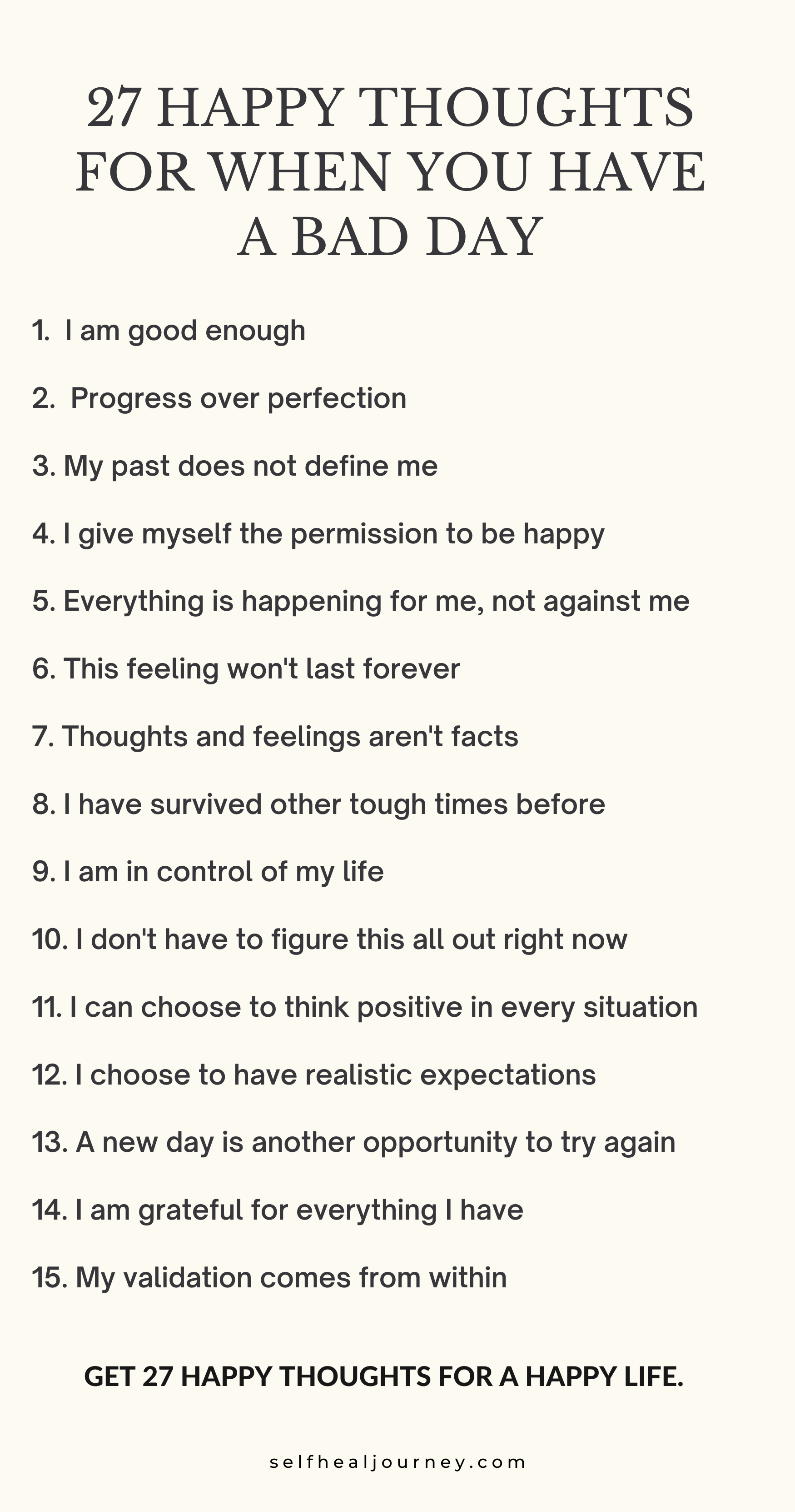 27 Happy Thoughts For A Happy Life