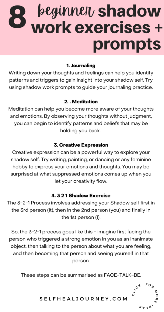8 Shadow Work Exercises To Face Your Inner Demons