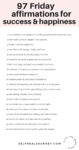 97 Friday Affirmations To Start The Weekend On A Positive Note