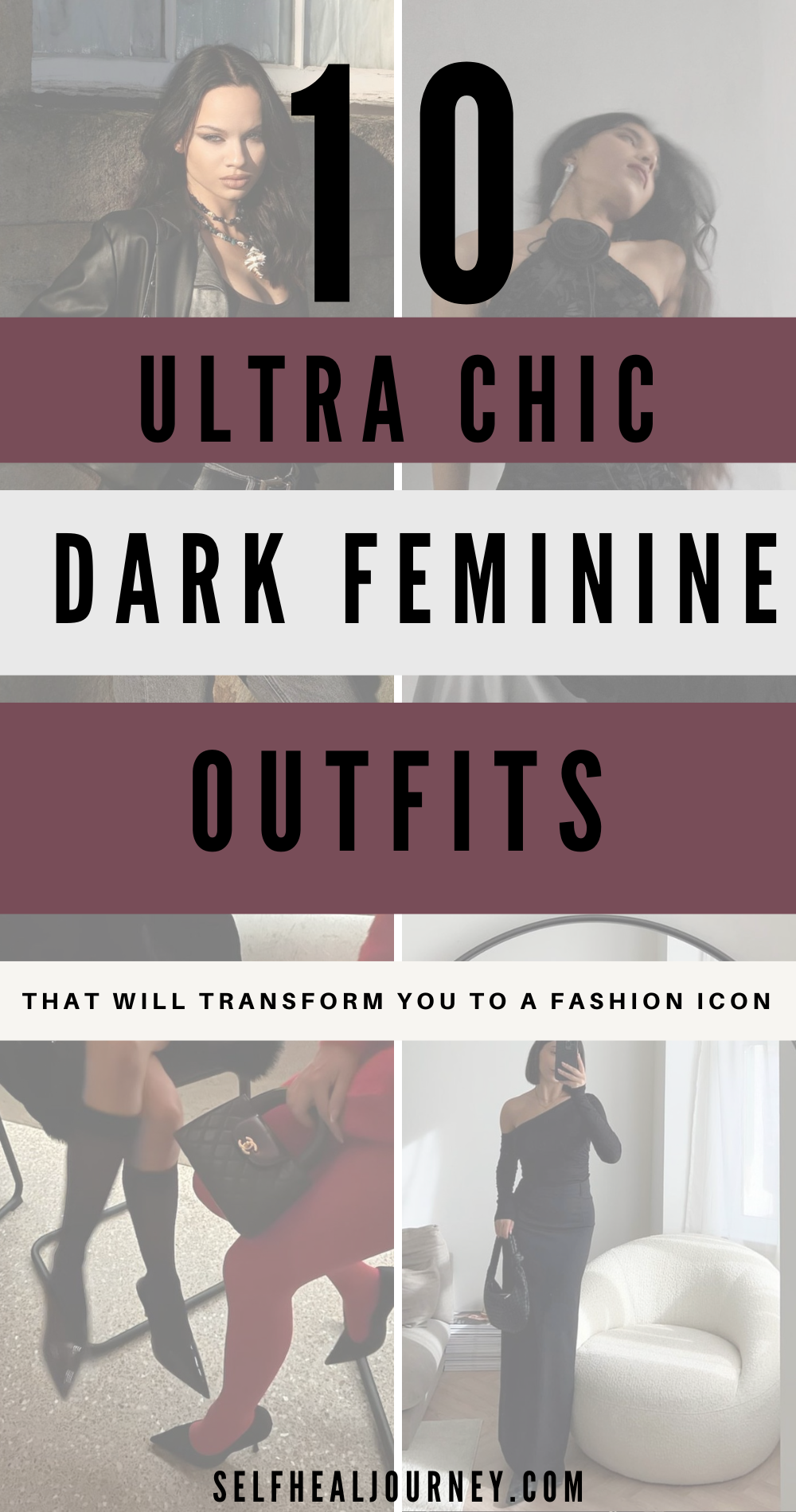 10 Dark Feminine Outfits That Give Main Character Vibes