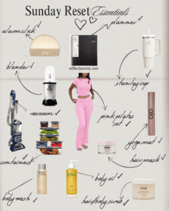 Sunday Reset Routine + Checklist For The Busy 9-5 Babe